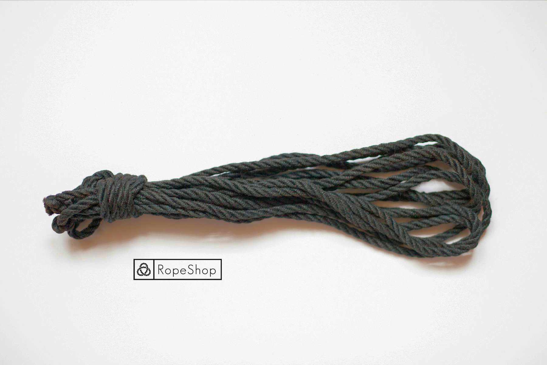 Джутовая веревка для шибари asanawa-black | RopeShop